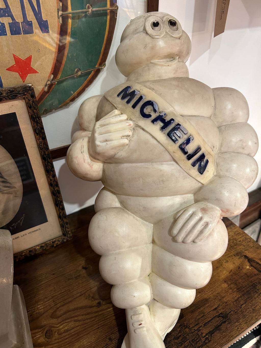 MICHELIN original 1960's large man BIBENDUM MASCOT – Vintage Stockroom